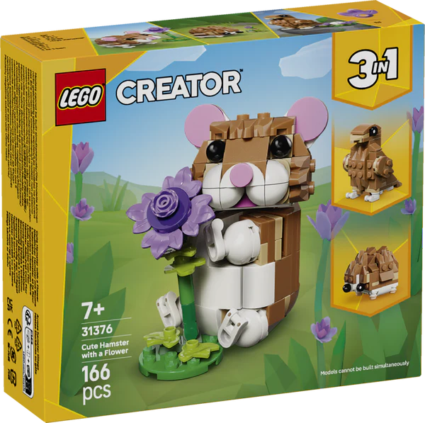 LEGO® Creator 3-in-1 31376 Cute Hamster with a Flower – Bricks 4 Africa